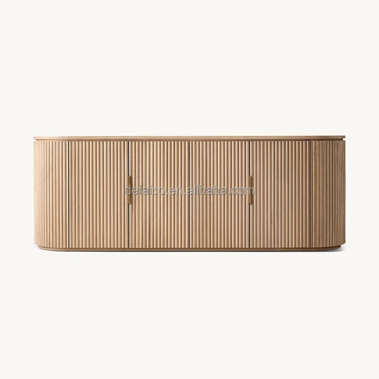 Byron Four-Door Sideboard - High Quality Oak Wood Console