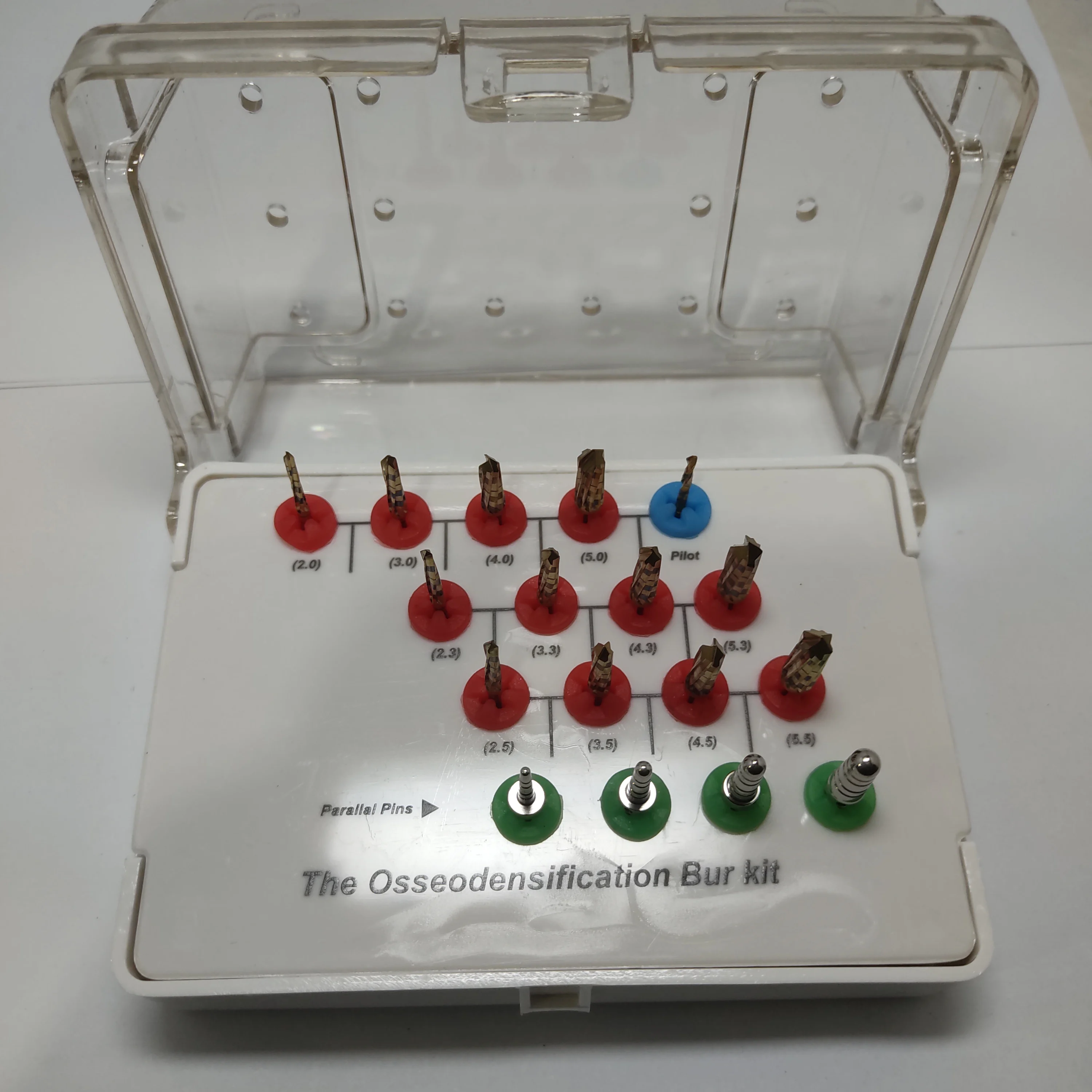 Dental Implant Osseodensification Bur Kit Prosthetic Universal 10 70ncm