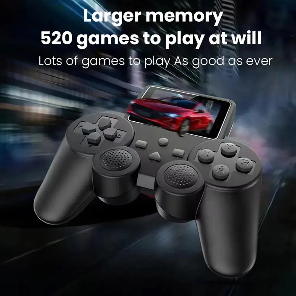 S10 Portable Retro Video Game Console - 520 Built-in Games