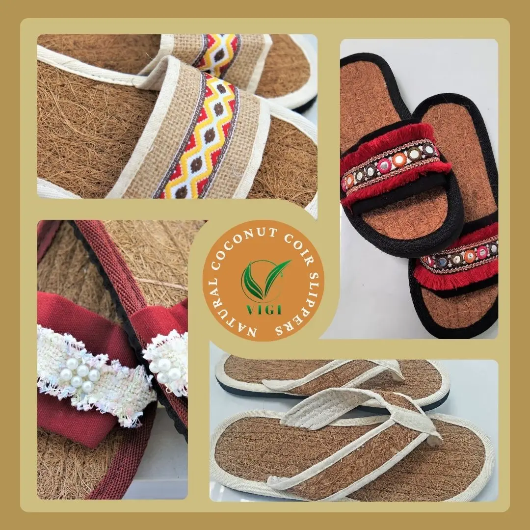 HOT TREND Eco-friendly COCONUT Slippers Customized - HOME Coconut ...