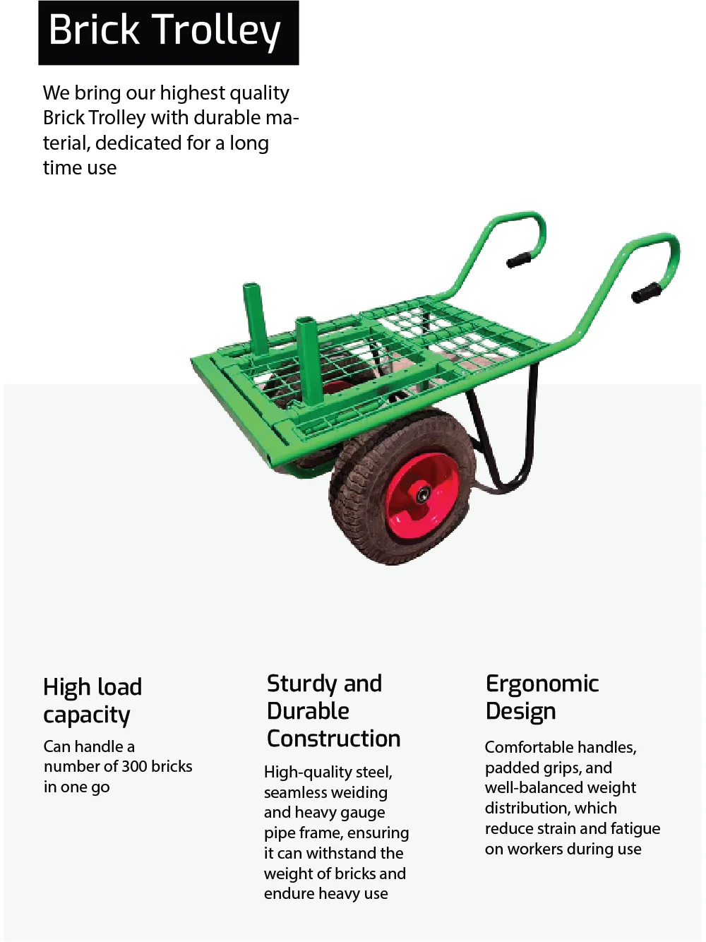 BRICK TROLLEY SALE - Heavy Duty Mover Trolley for Sale