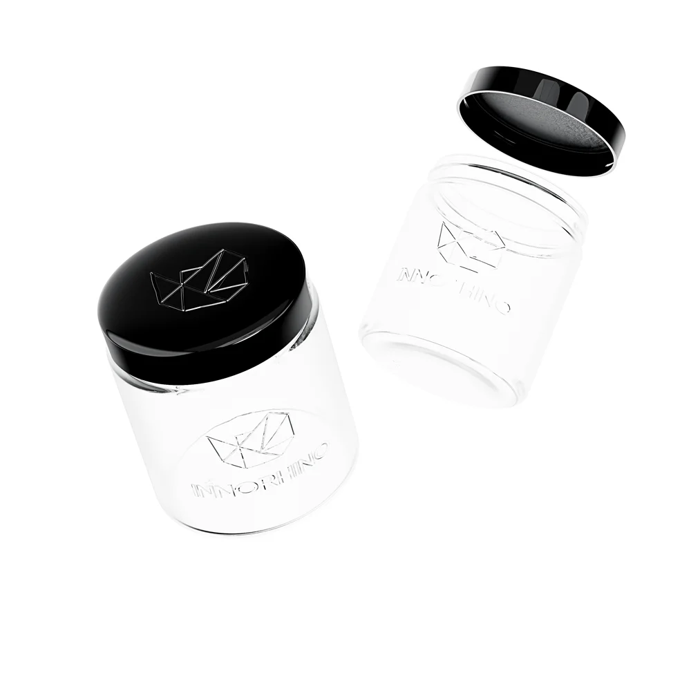 6oz 180g 180ml Glass Jar With Round Lid For Health Food Packing Luxury ...