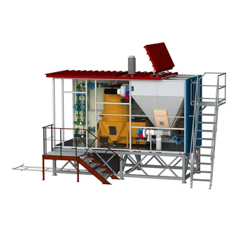 Automatic Industrial Modular Boiler Room Termorobot-400 Heated Area ...