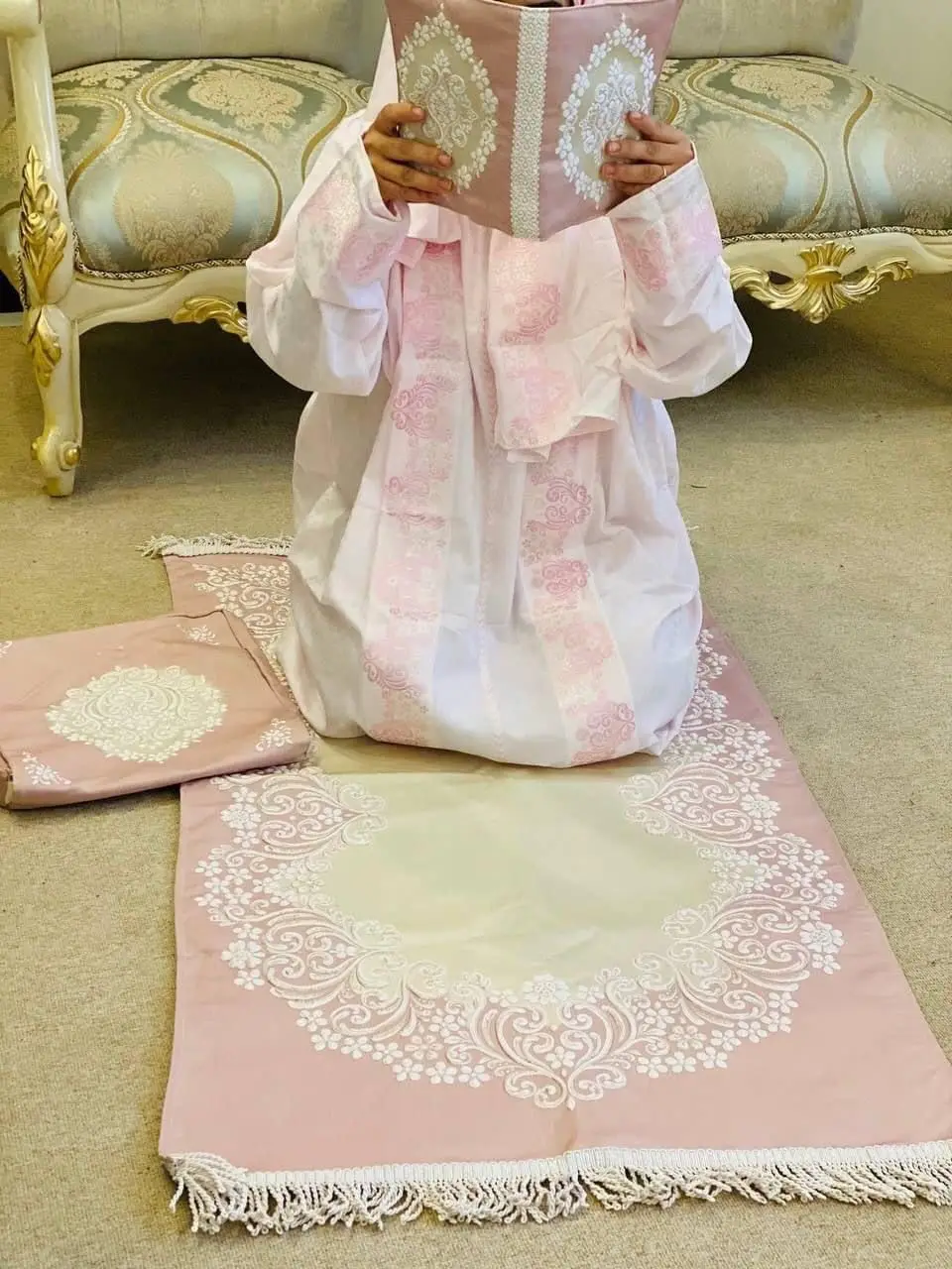 Women's Prayer Dress Set - Islamic Abaya for Muslimah