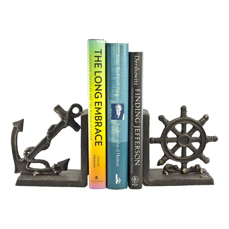 Hand Shape Brass Metal Bookends /book Ends / Stand Holder For Home ...