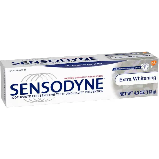Sensodyne Extra Whitening Sensitive Teeth Whitening Toothpaste - 4 ...