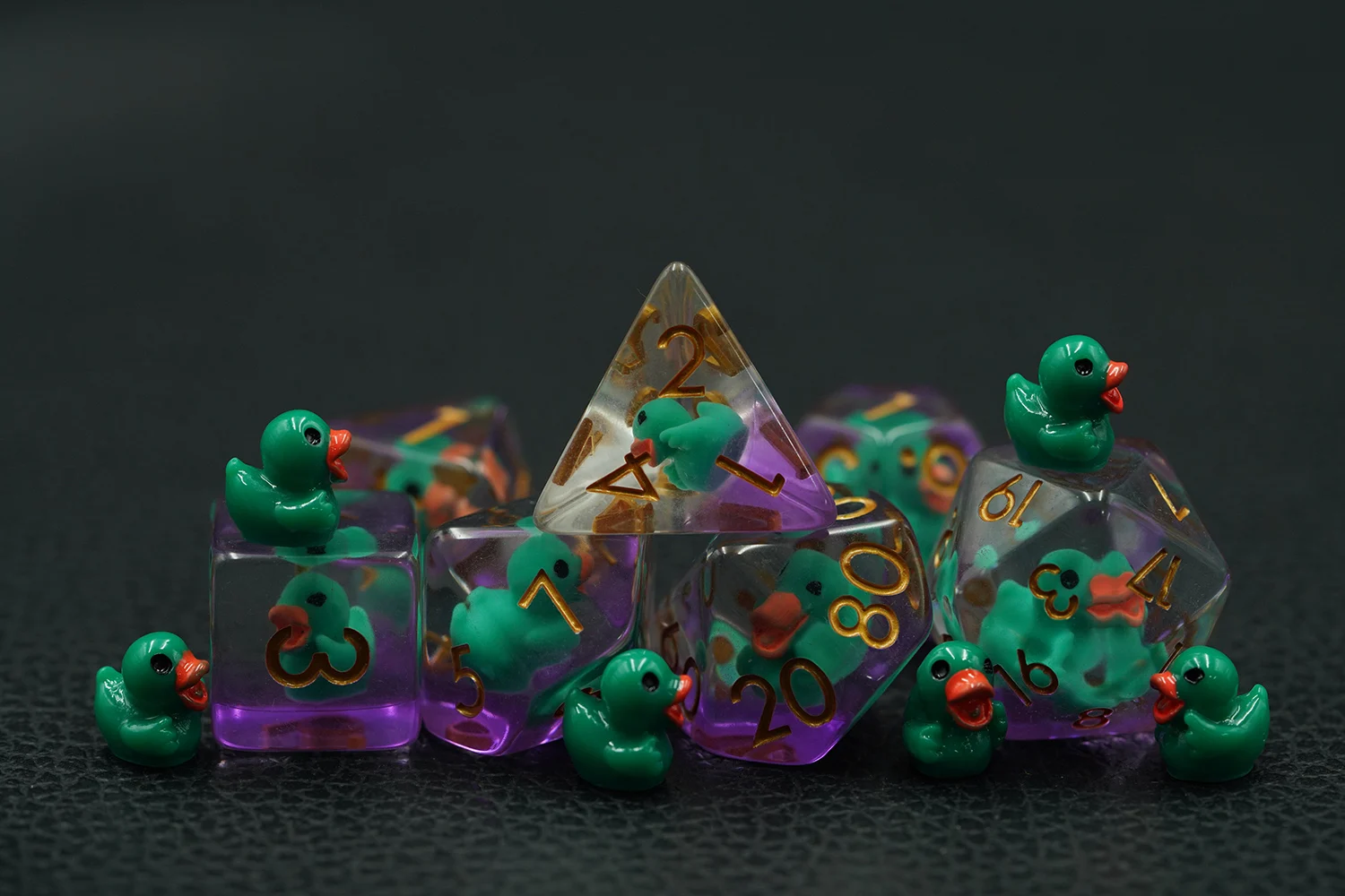 Colorful Liquid Core Dice Set Polyhedral Dnd Dice With Sharp Edges ...