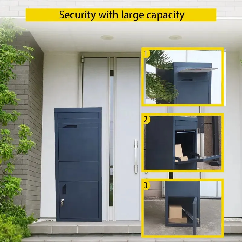 Customizable Stainless Steel Wall Mounted Mailbox with Key Lock ODM