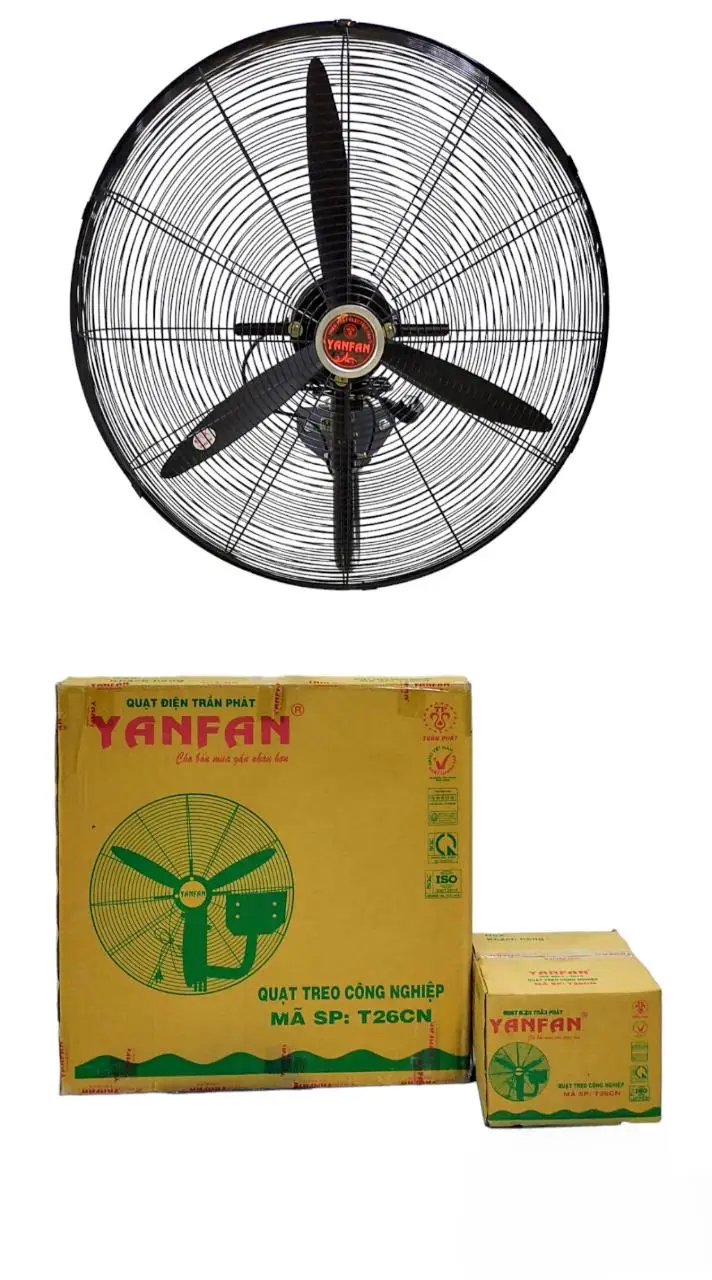 Industrial Wall Fan 220v 150w Adjustable Wind Ventilation Fan 26 Inch ...