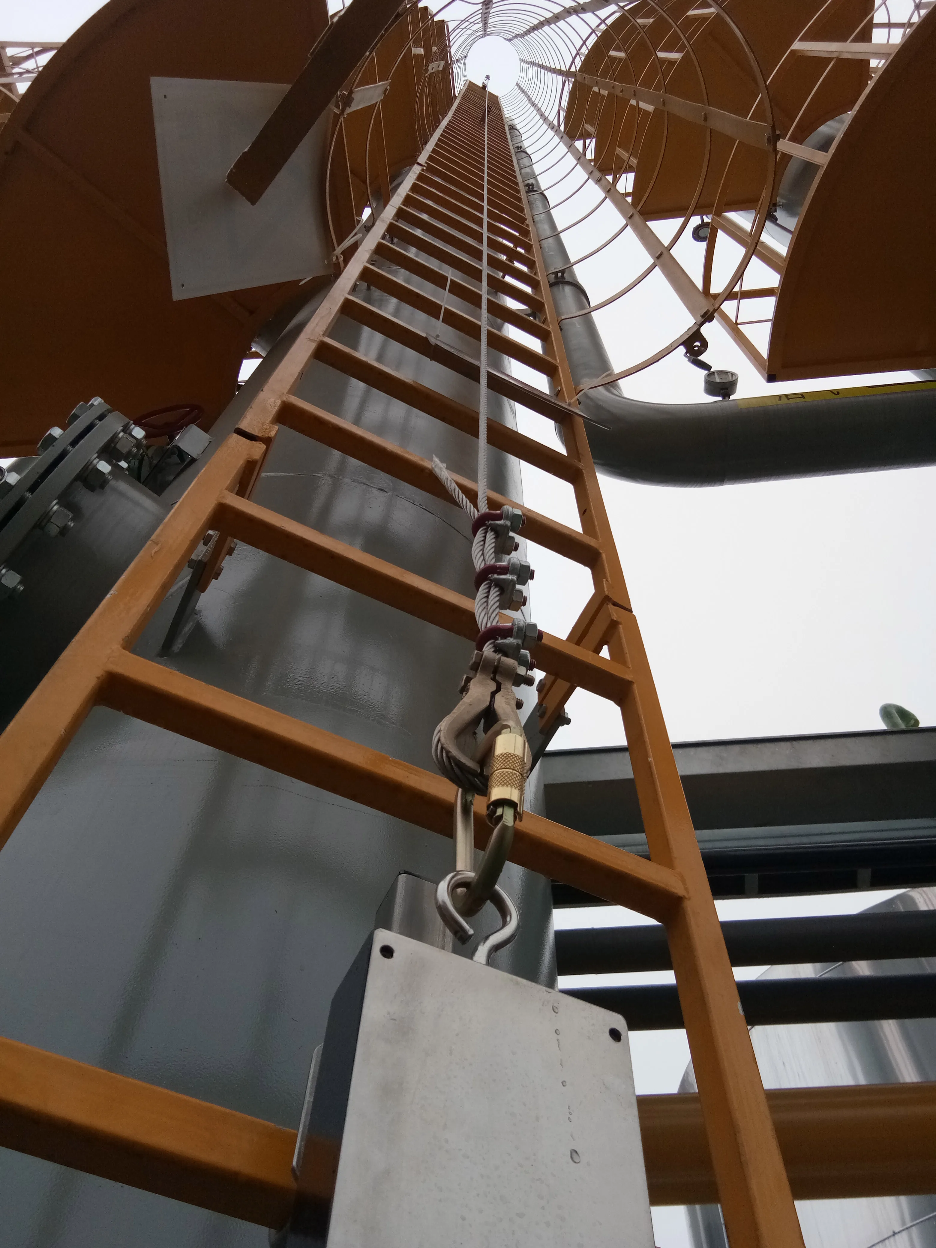 Vertical Lifeline System Ladder Fall Protection Fall Arrest Lifelines ...