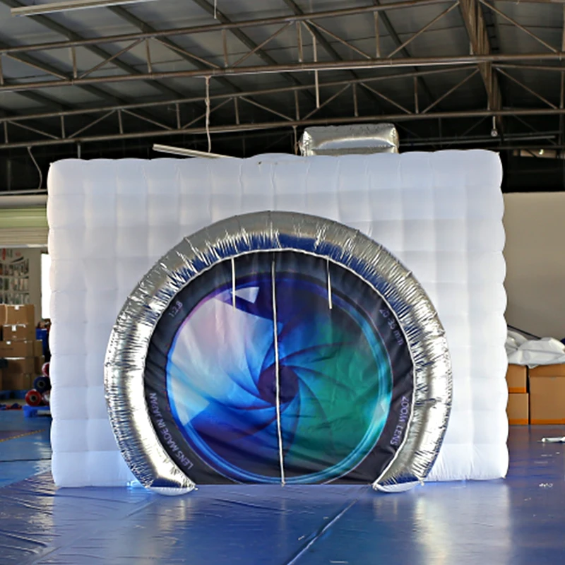 2022 The New Inflatable 360 Photo Booth Selfie Photo Booth 360 Enclosure Party Inflatable Led ...