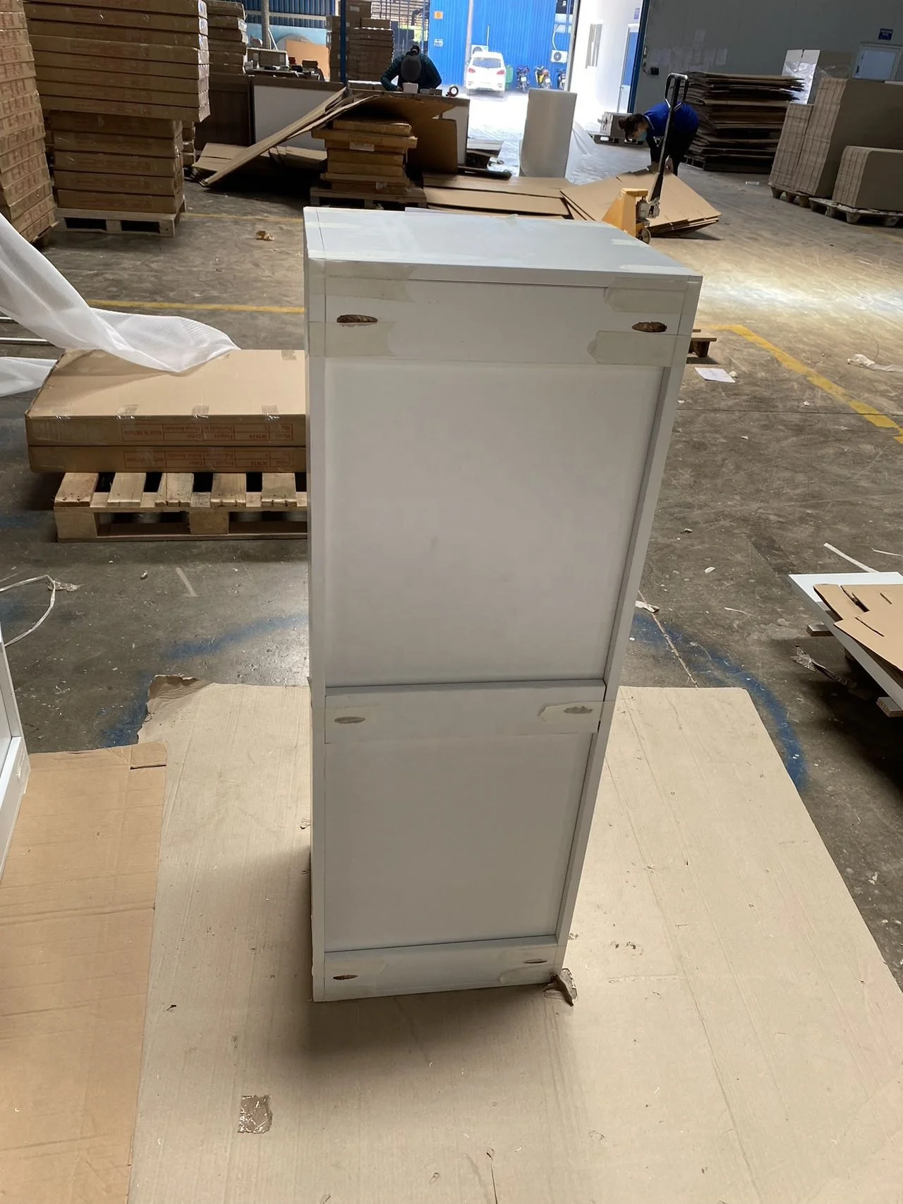 Kitchen Cabinets Engineered Wood Veneered Slab Door Custom Design ...