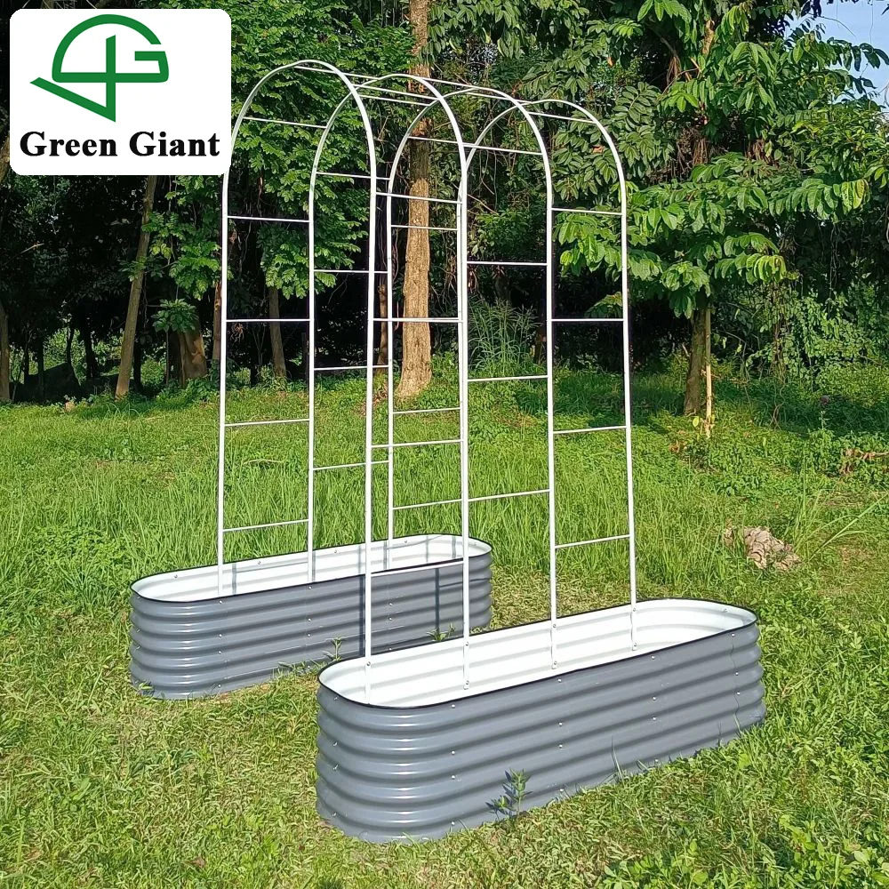 Garden Craft Powder Coated Steel Trellis For Plant Growing Support ...