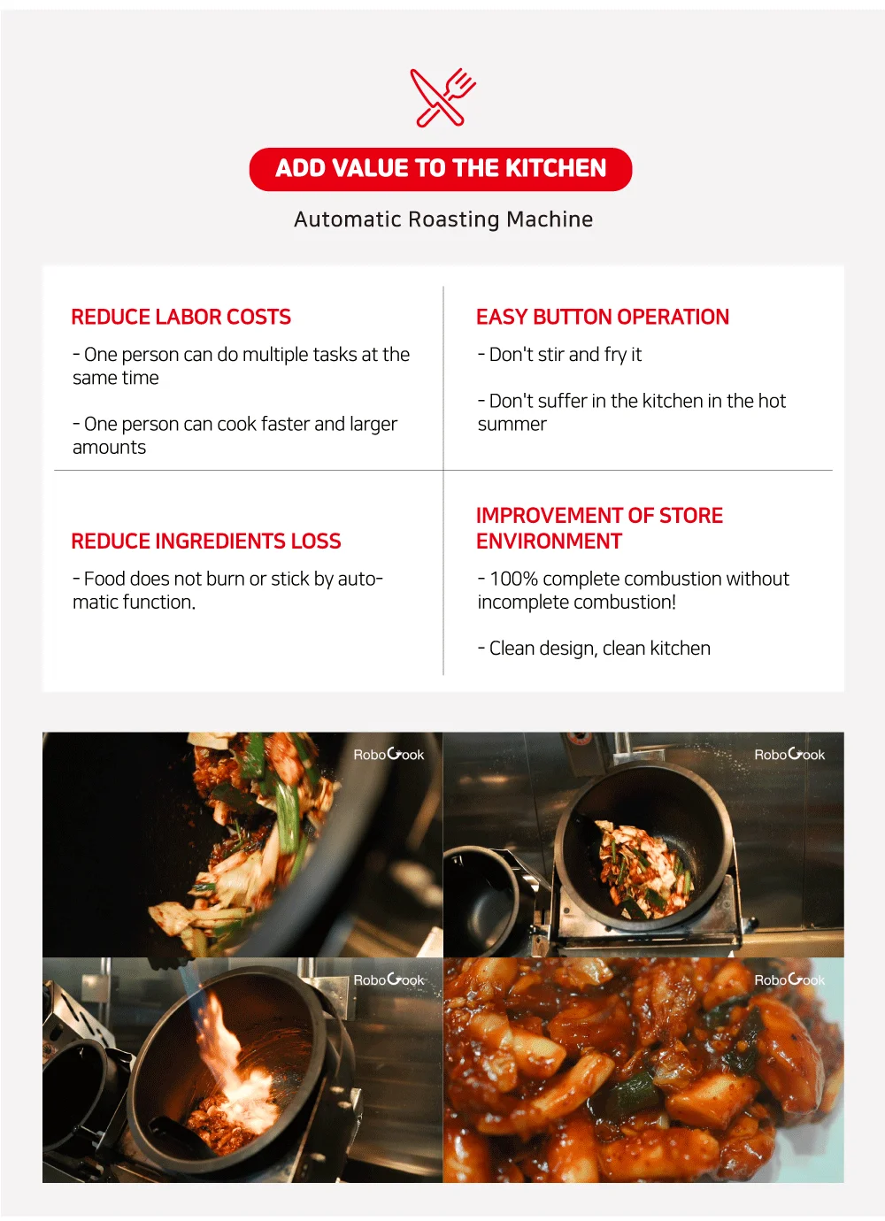 Cooking Robot Rotating Fried Rice Robot Frying Pan Restaurant Kitchen ...