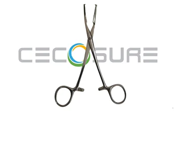Professional Stainless Steel Kocher Tissue Forceps With Serrated Jaws ...