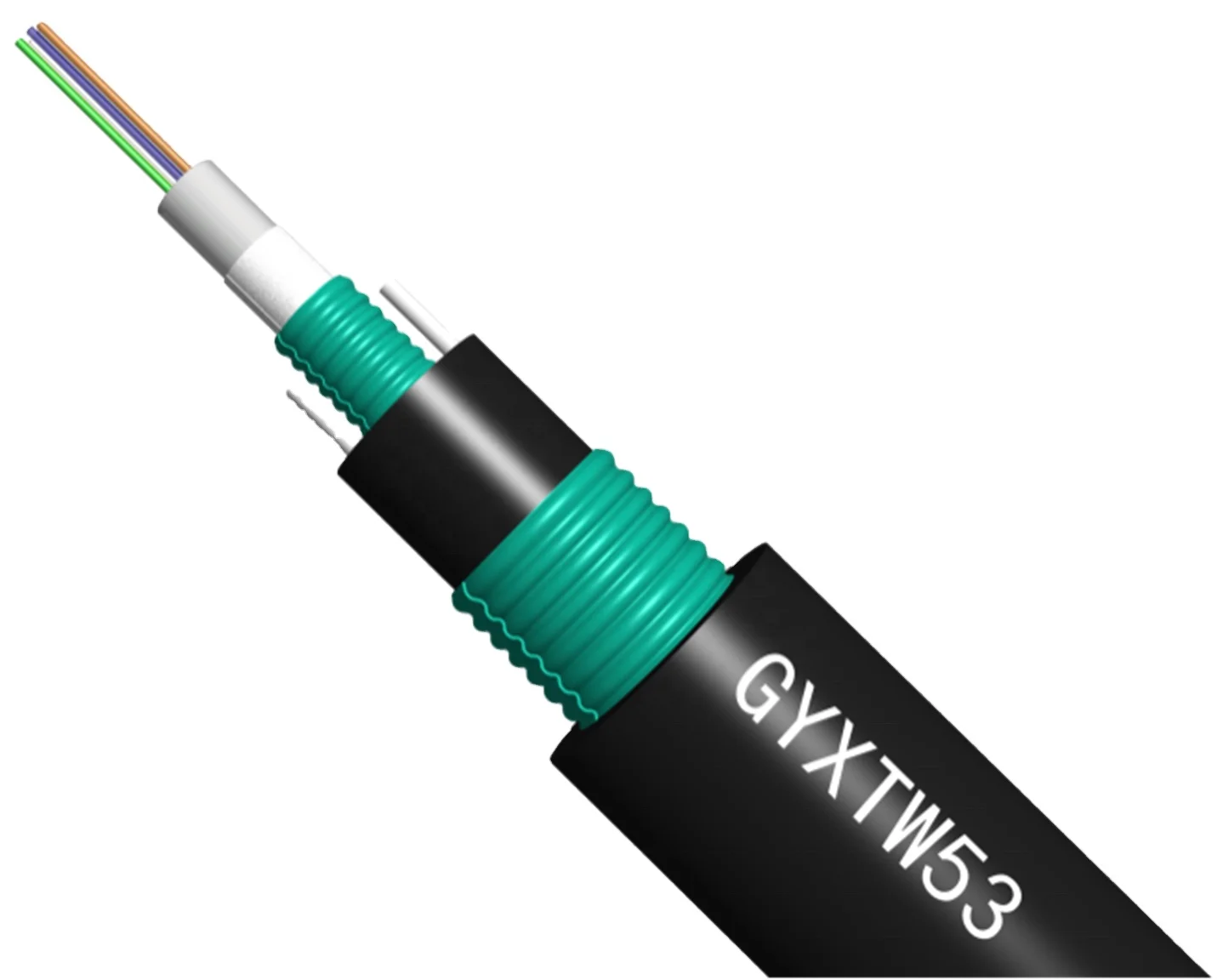 YZIHI Armourd Fiber Optic Cable 48 Core GYTZA53 - Durable & Moisture-proof