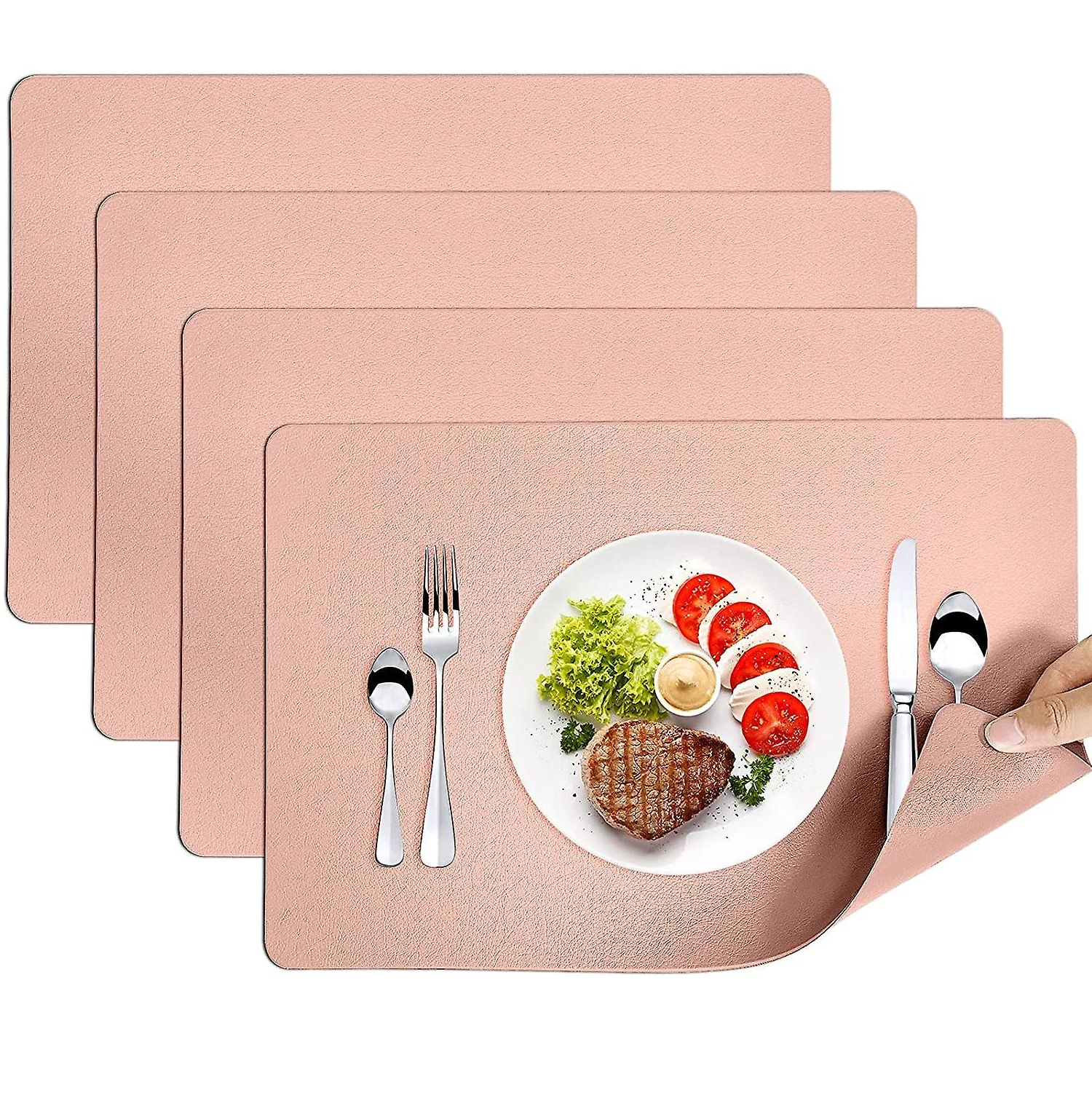 Eco-friendly Leather Dining Table Mats & Kitchen Placemats