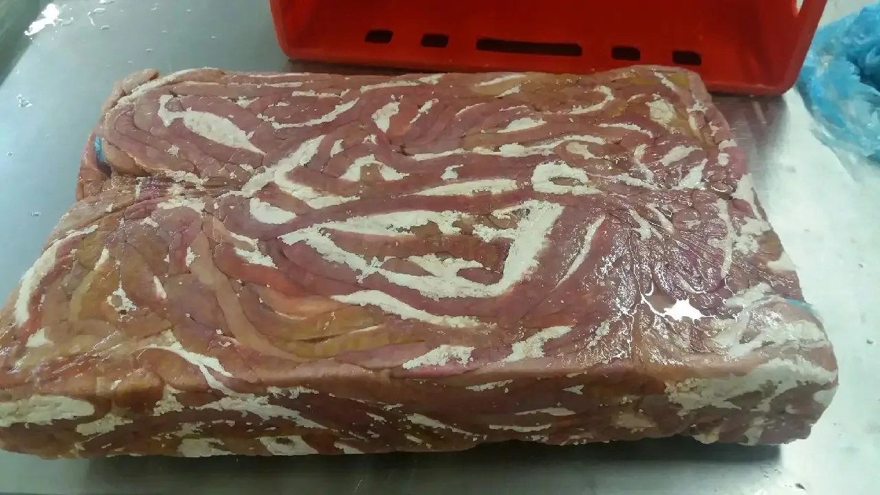 Pork Frozen Clean Pork Small Intestine/ Pig Green Runners Casings - Buy ...