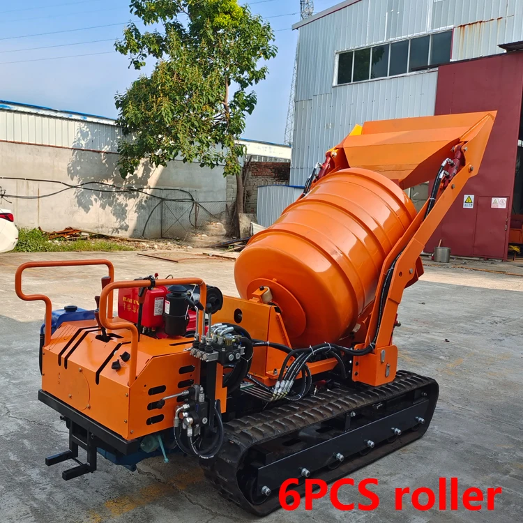 Mini Crawler Concrete Mixer - High Efficiency & Durability