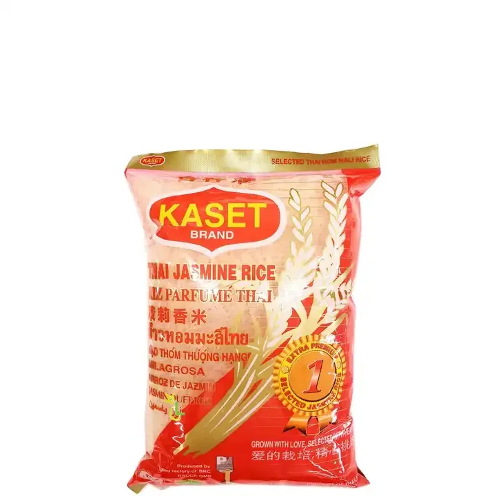 1kg 2kg 5kg Basmati Rice Packing Bag Flat Bottom Wheat Flour Pouch ...