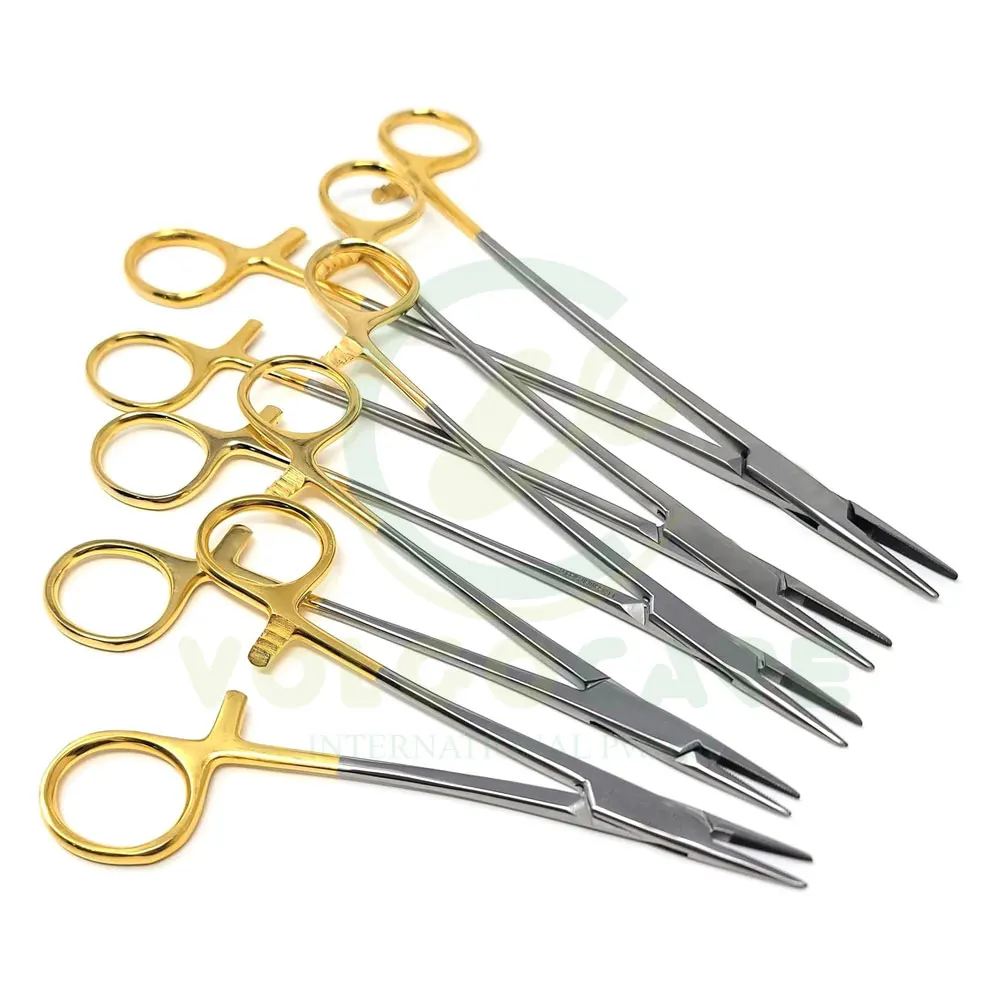 Tc Mayo Hegar Needle Holder Forceps With Tungsten Carbide Inserts And ...