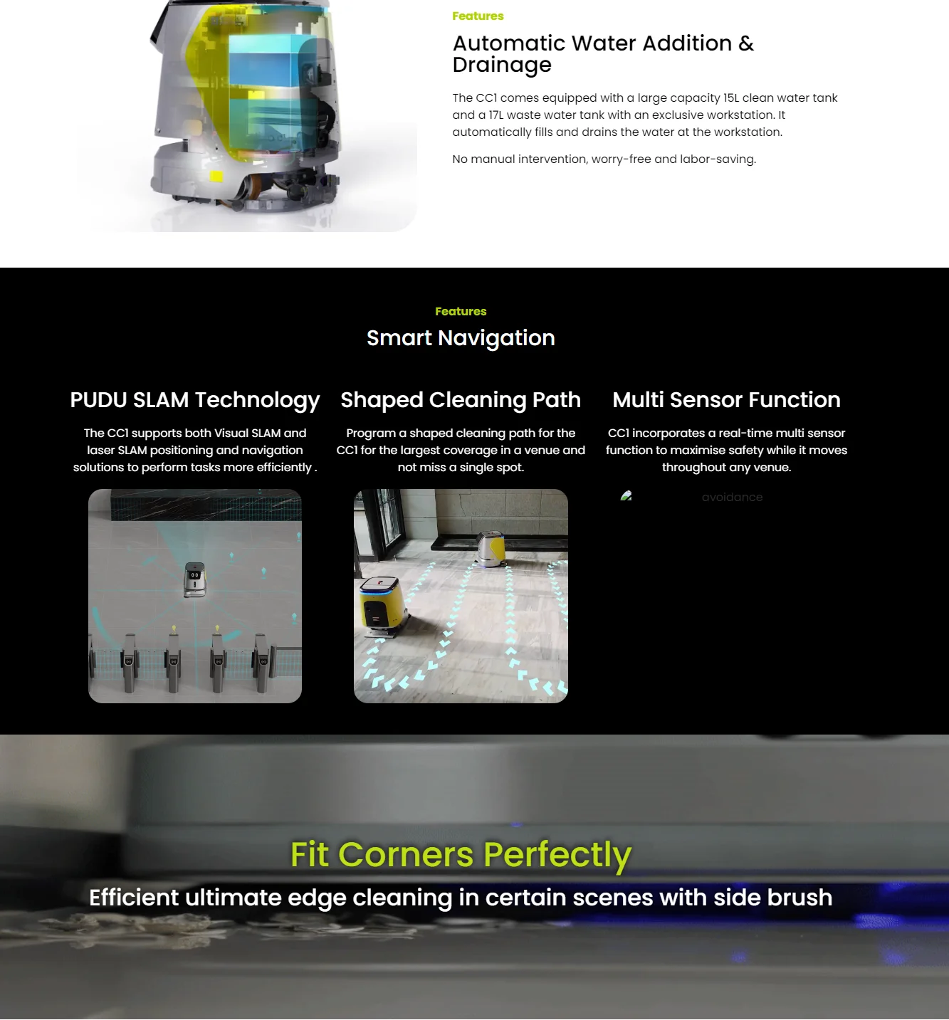 Driverless Intelligent Cleaning Robot Commercial Industrial Floor ...