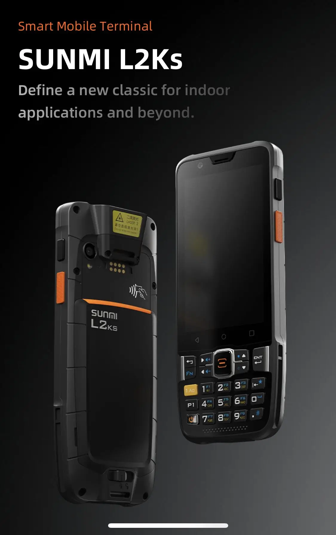 Sunmi L2ks 4 Inch Handheld PDA Barcode Scanner Android 11