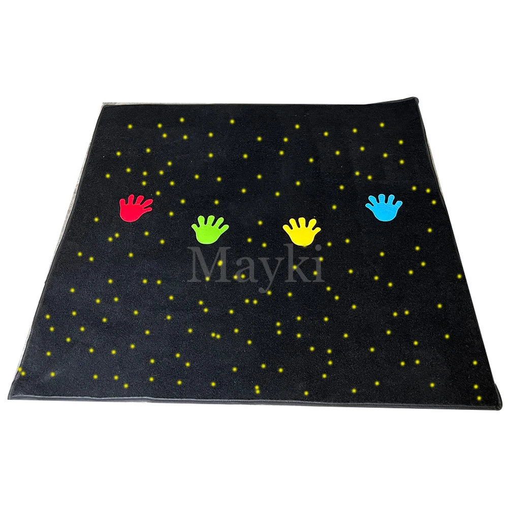 Rechargeable Fiber Optic Lighting Mat Sensory Room Floor Mats with ...