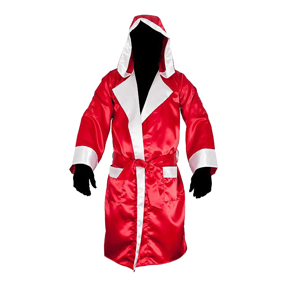 Wholesale Boxing Robe Red Color Professional Boxing Mma Martial Arts ...