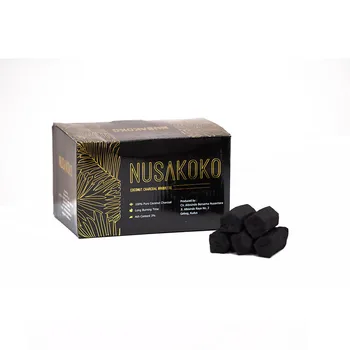 White Ash 100% Pure Charcoal Natural Bamboo Bbq Heating Briquette ...