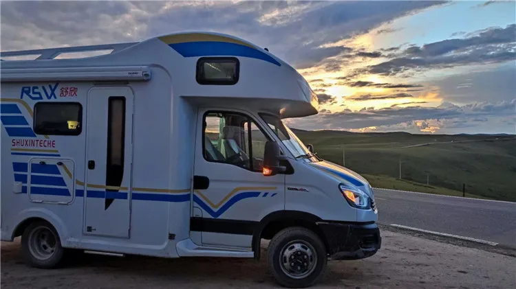 Luxury IVECO RV Camper Van with Side Extension & Solar Panel