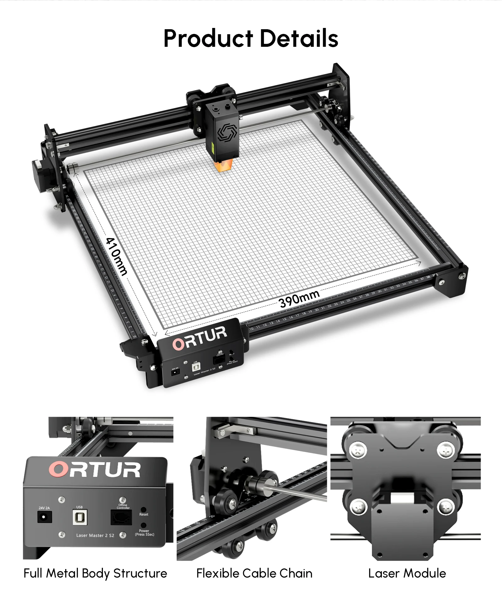 Lazer Engraver Grabador Mquina Cortadora Y Grabadora Carving Precision ...