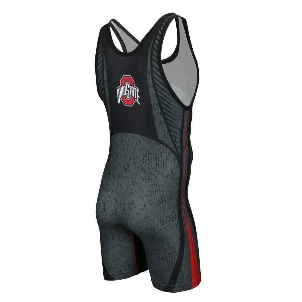 Custom Polyester Stretch Wrestling Bodysuit Singlet Sublimation Printed ...