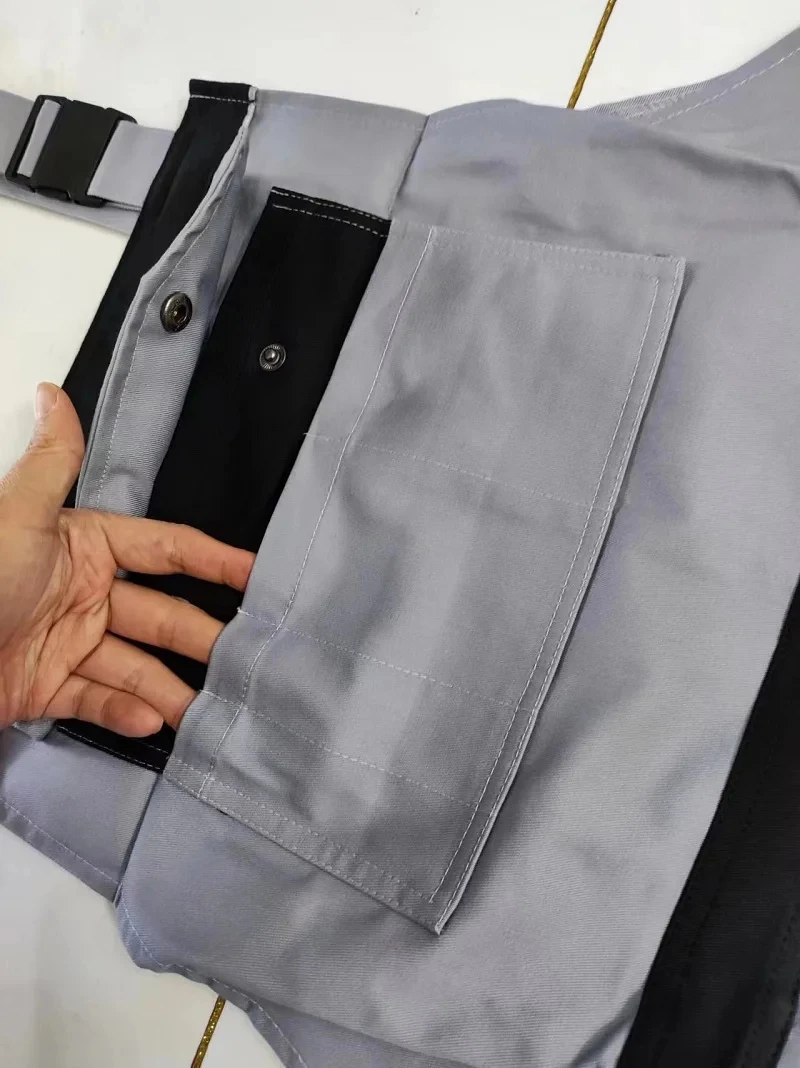 New Design Custom Pockets Safety Sleeveless Reflective Bib Overalls ...