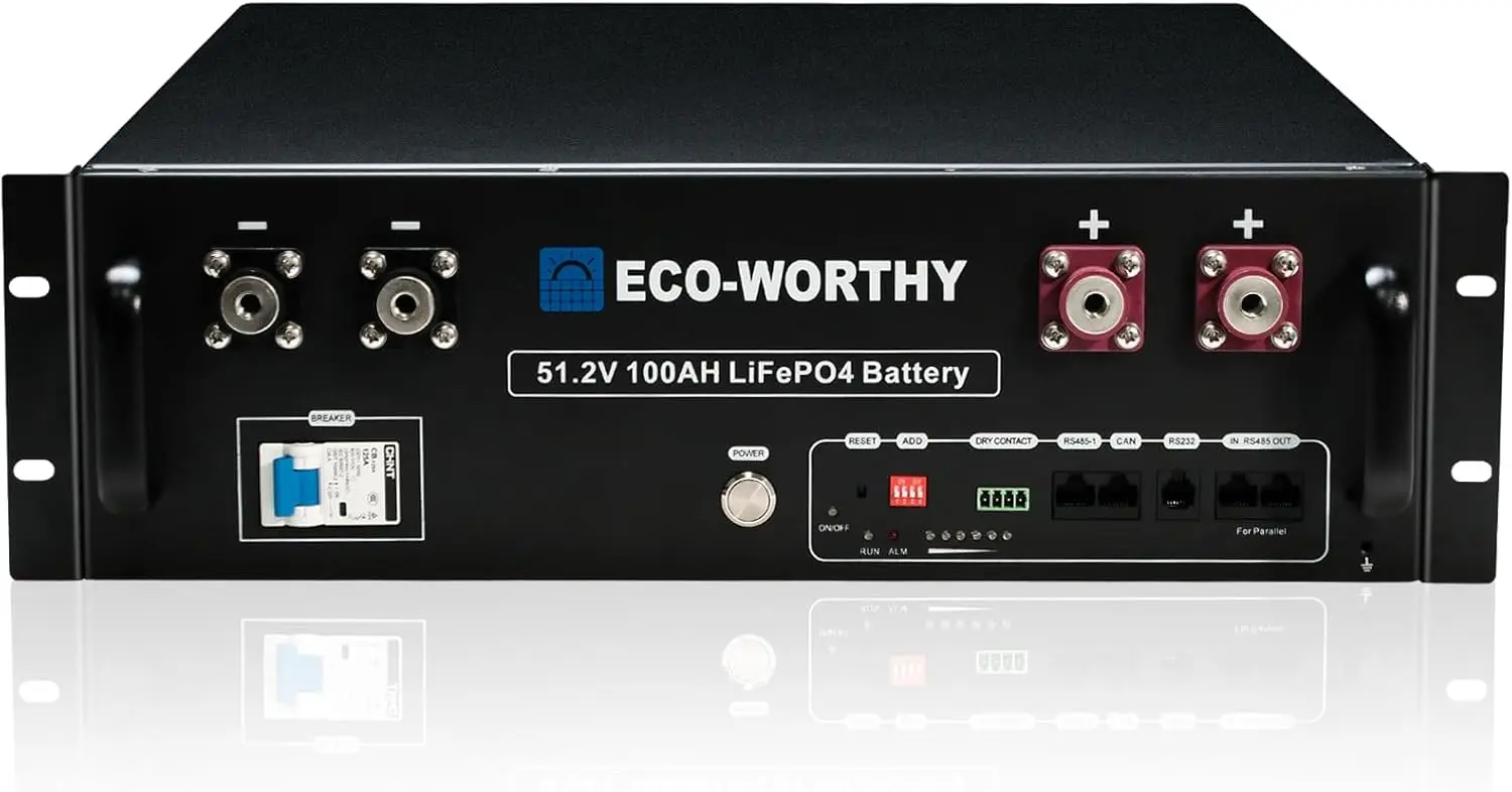 Energy Storage Stackable Server Rack Mounted Solar System RS485 CAN ...