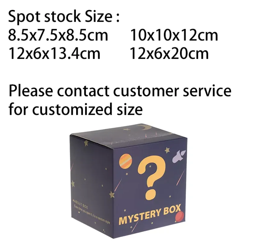 Best Selling Mystery Box Paper Packaging Mystery Presents Box For ...