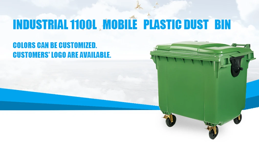 1100L Plastic Waste Bins - Durable and Sustainable Solutions