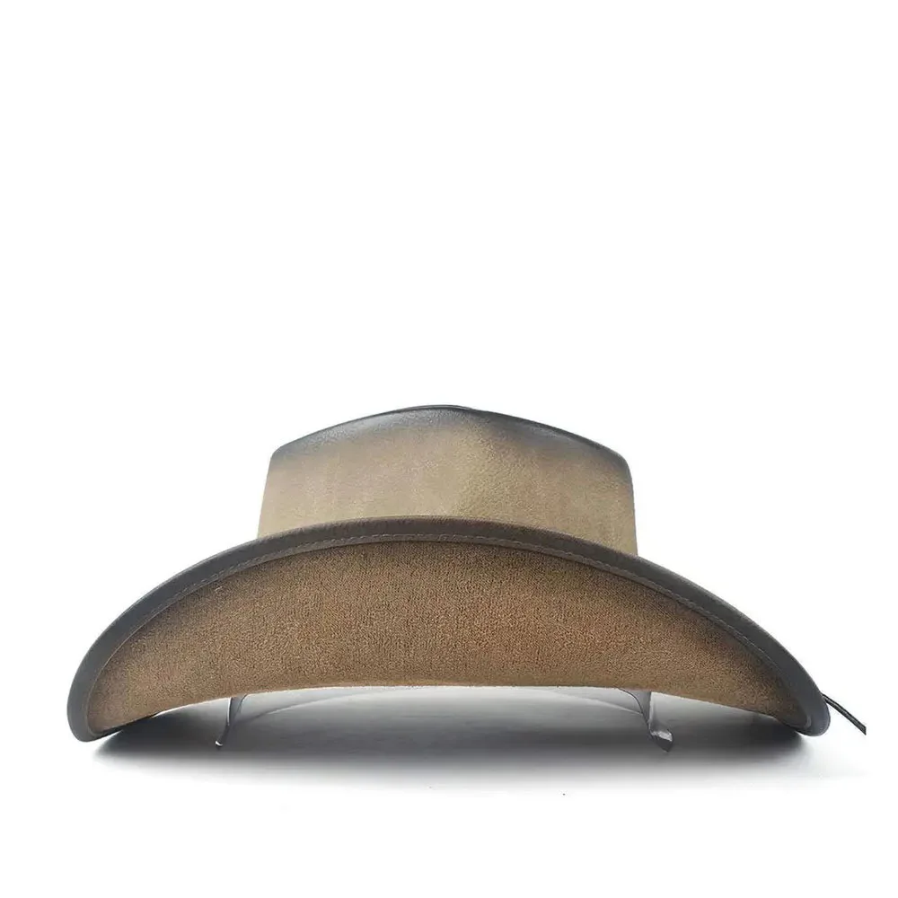 Men's Paper Straw Texas Cowboy Hat Usa American Painting Straw Hat ...