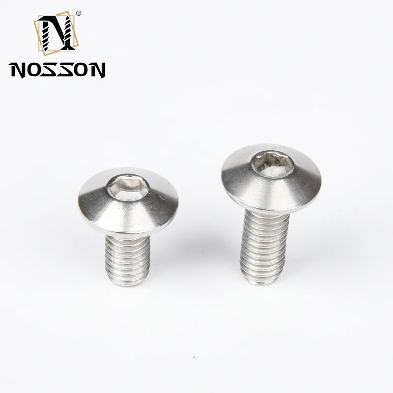Stainless Steel M6 M8 M10 Bevel Edge Flat Head hexagonal Furniture ...