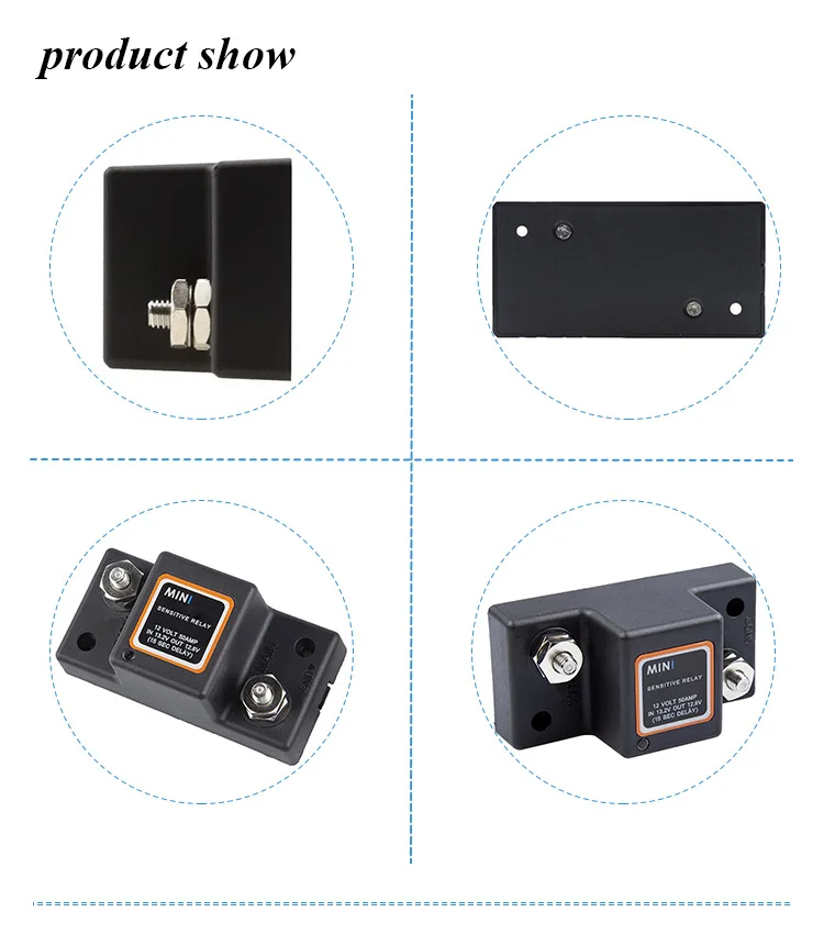 Buy China Wholesale 12v 50a Vsr Mini Voltage Sensitive Relay Car Double ...