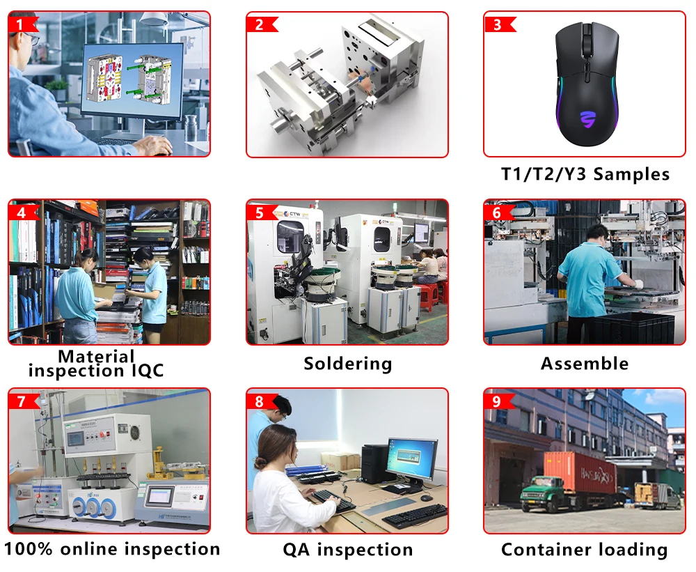 Oem Custom Logo Wired Gaming Mouse Super Cheap Rgb Usb 16000 Dpi Wired ...