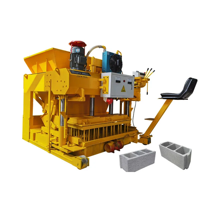 Used Excellence Hydraulic Press Brick Making Machine Low Price ...