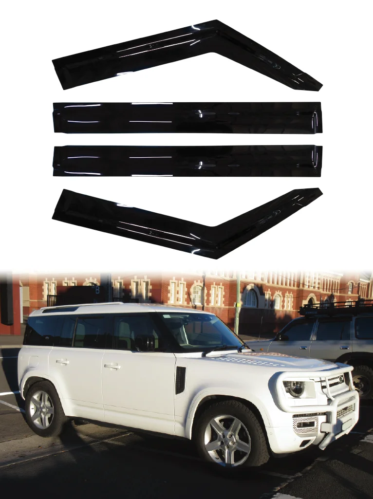For Land Rover Defender 110 5door 2020-on Window Visor Vent Sun Shade ...
