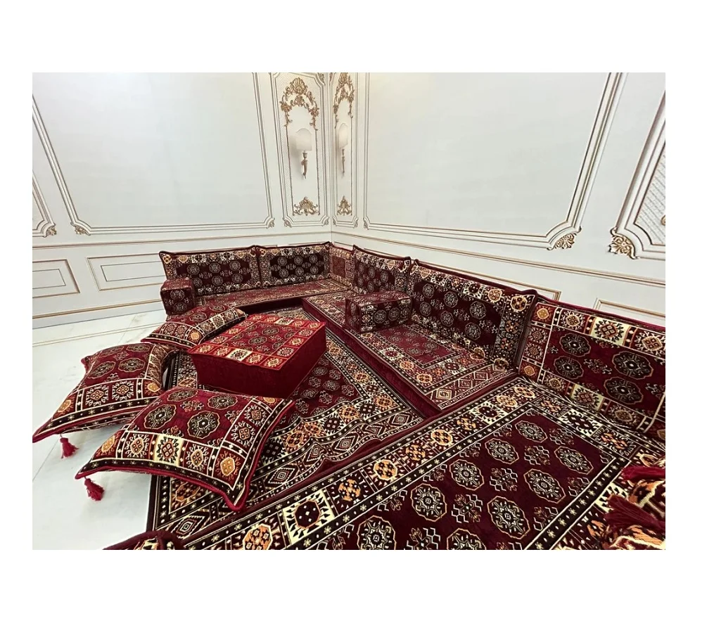 U Shaped Arabic Sofa - 1 Set Of 19 Pieces - What's Included In The ...