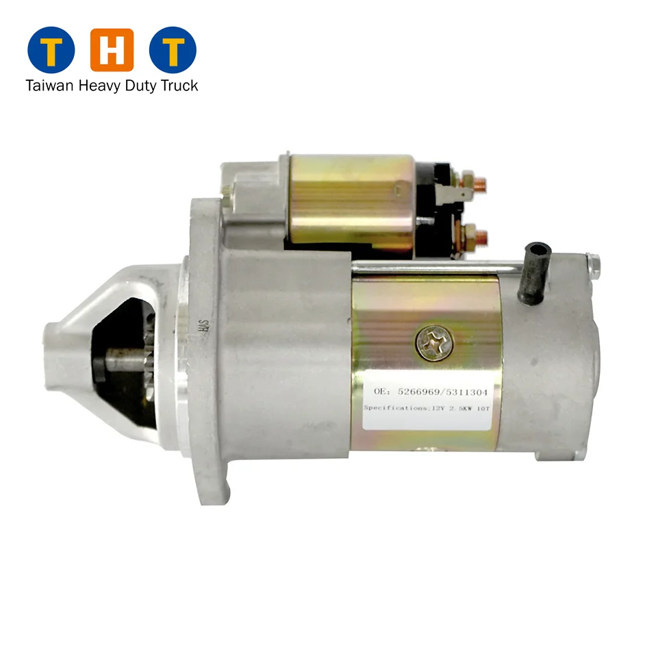 Starter Motor 12v 2.5kw 5266969 5363153 Truck Engine Parts For Cummins ...