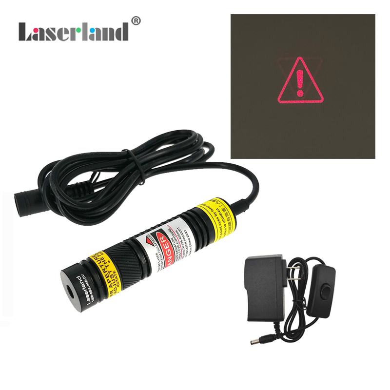 Doe 650nm Warning Sign Security Warning Projection Laser Module Red ...