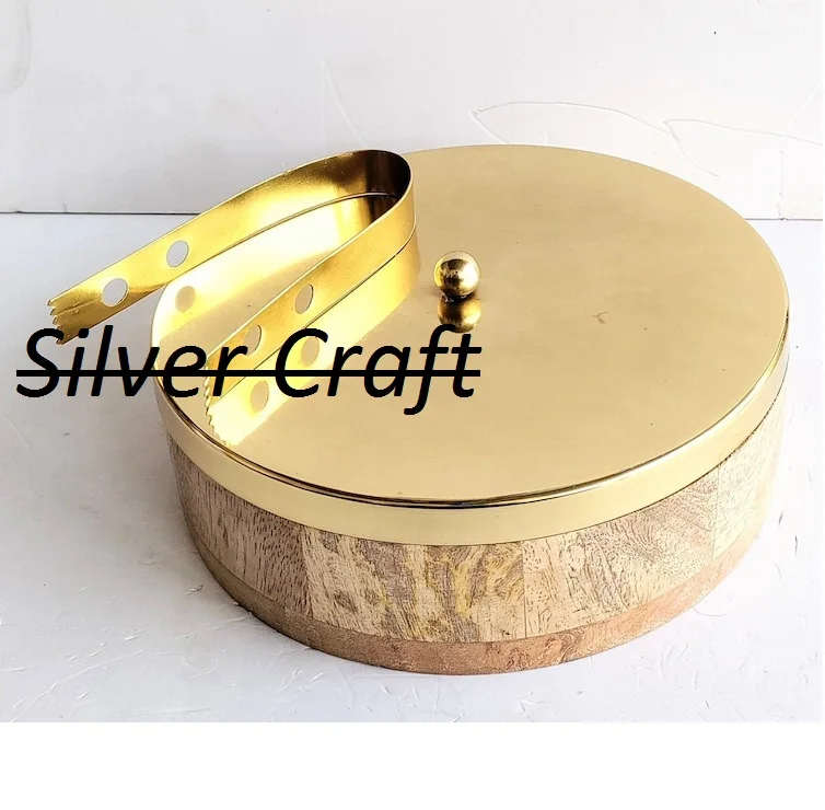 Top Quality Wooden Hot Pot Casserole Dish With Lid Chapati Keeper ...