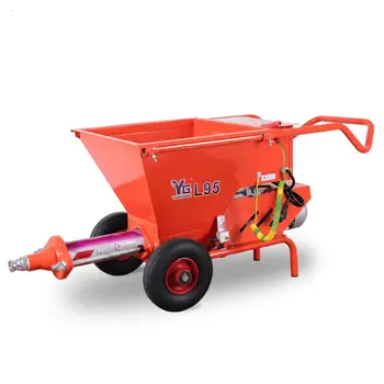 Concrete Cement Mortar Plaster Spraying Machine Real Stone Paint ...