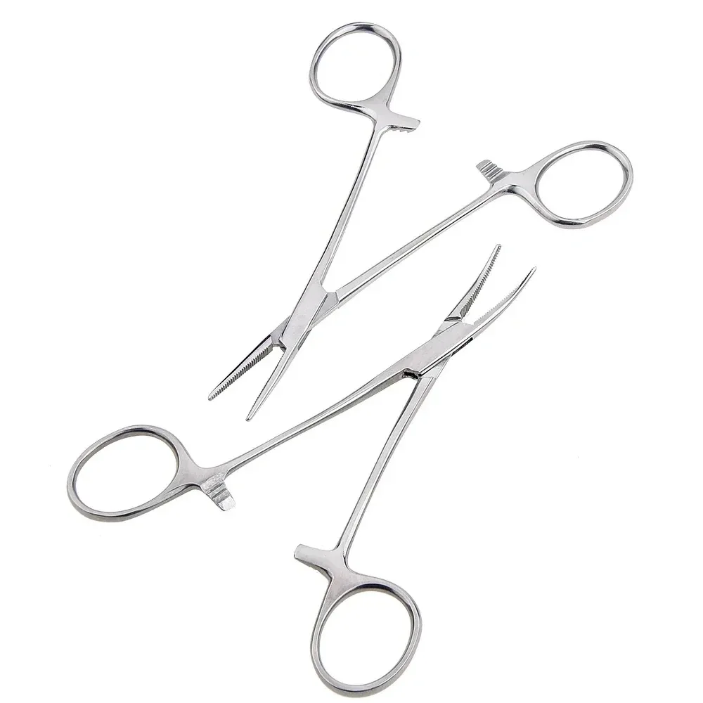 Curved Straight Tip Locking Clamps Forceps Stainless Steel New Arrival ...