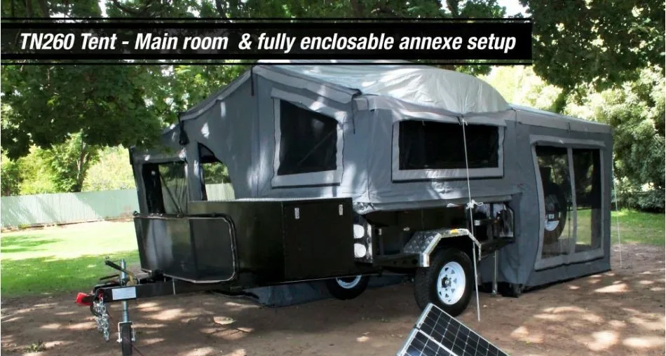 SEC Small Offroad Camper Trailer - Lightweight Travel Trailer